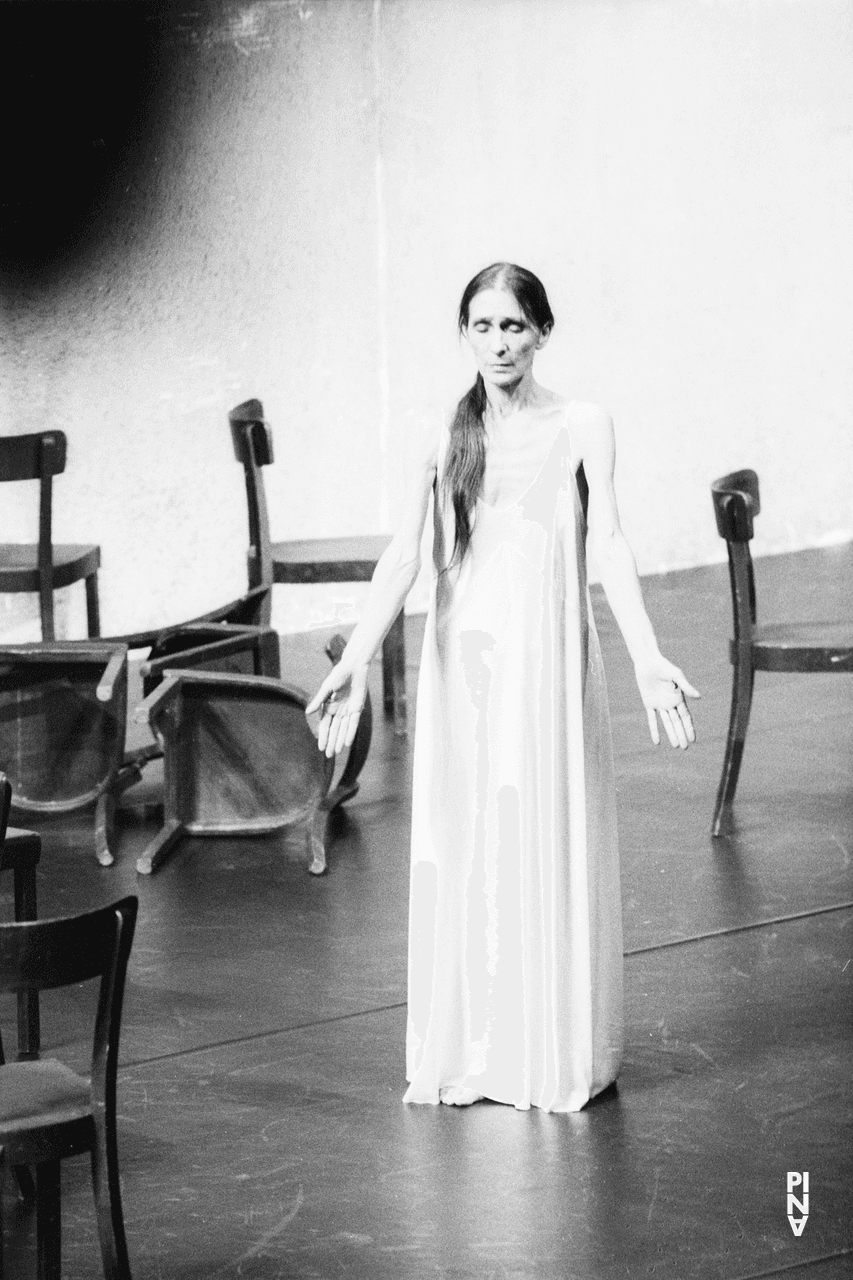 Rolf Borzik, Dominique Mercy and Malou Airaudo in “Café Müller” by Pina ...