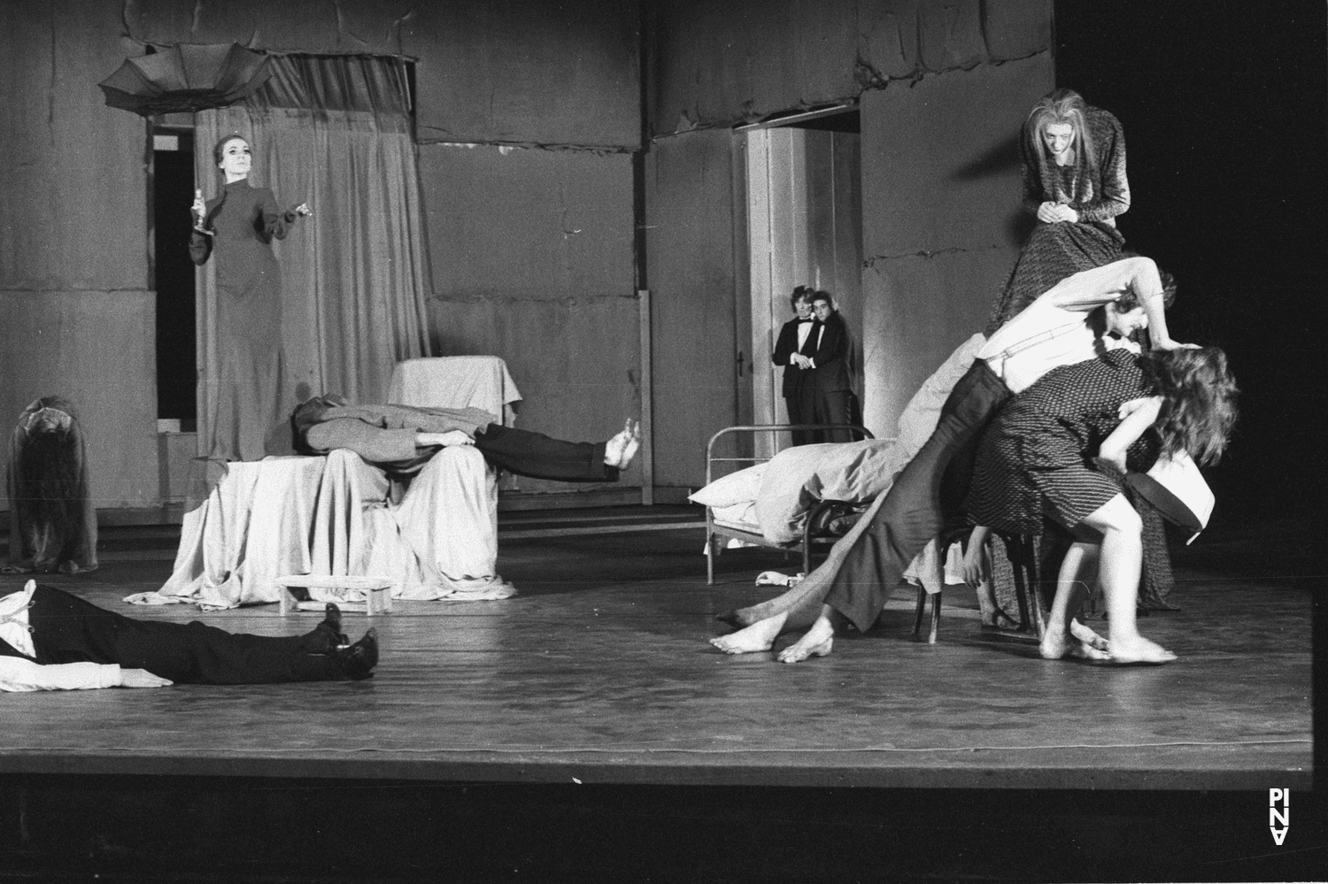 Long dress worn by Catherine Denisot in “Fritz” by Pina Bausch